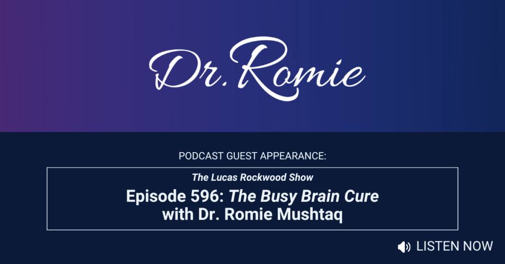 Dr. Romie Discusses Stress Relief on Lucas Rockwood Show